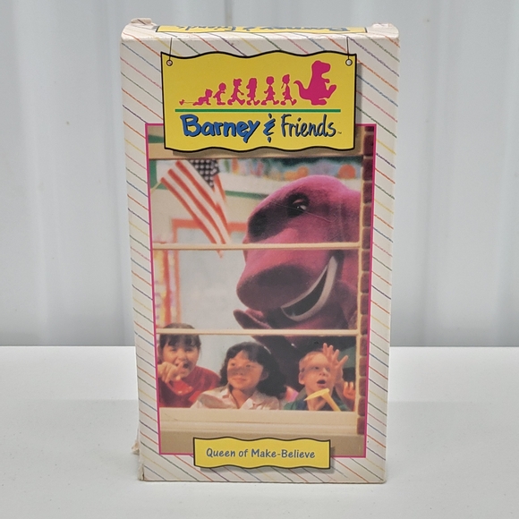 Lyon Group | Media | Barney Friends Queen Of Make Believe Vhs 992 Time Life Video Very Rare ...